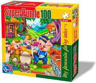 Трите прасенца - 里 пъзел - store.bg