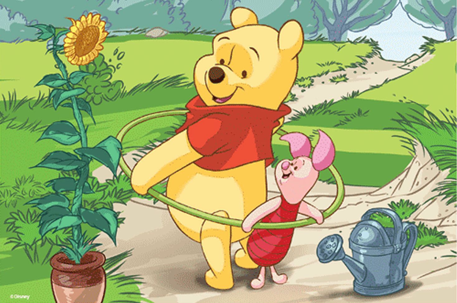 Мечо Пух и Прасчо - Мини пъзел - 里 - store.bg