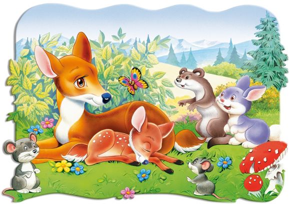 Малкото еленче - Пъзел в нестандартна форма - 里 - store.bg