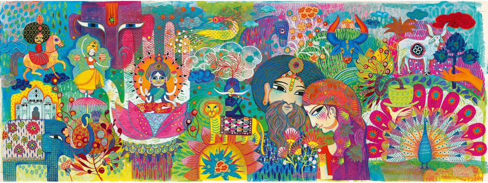 Панорамен пъзел Индия - store.bg