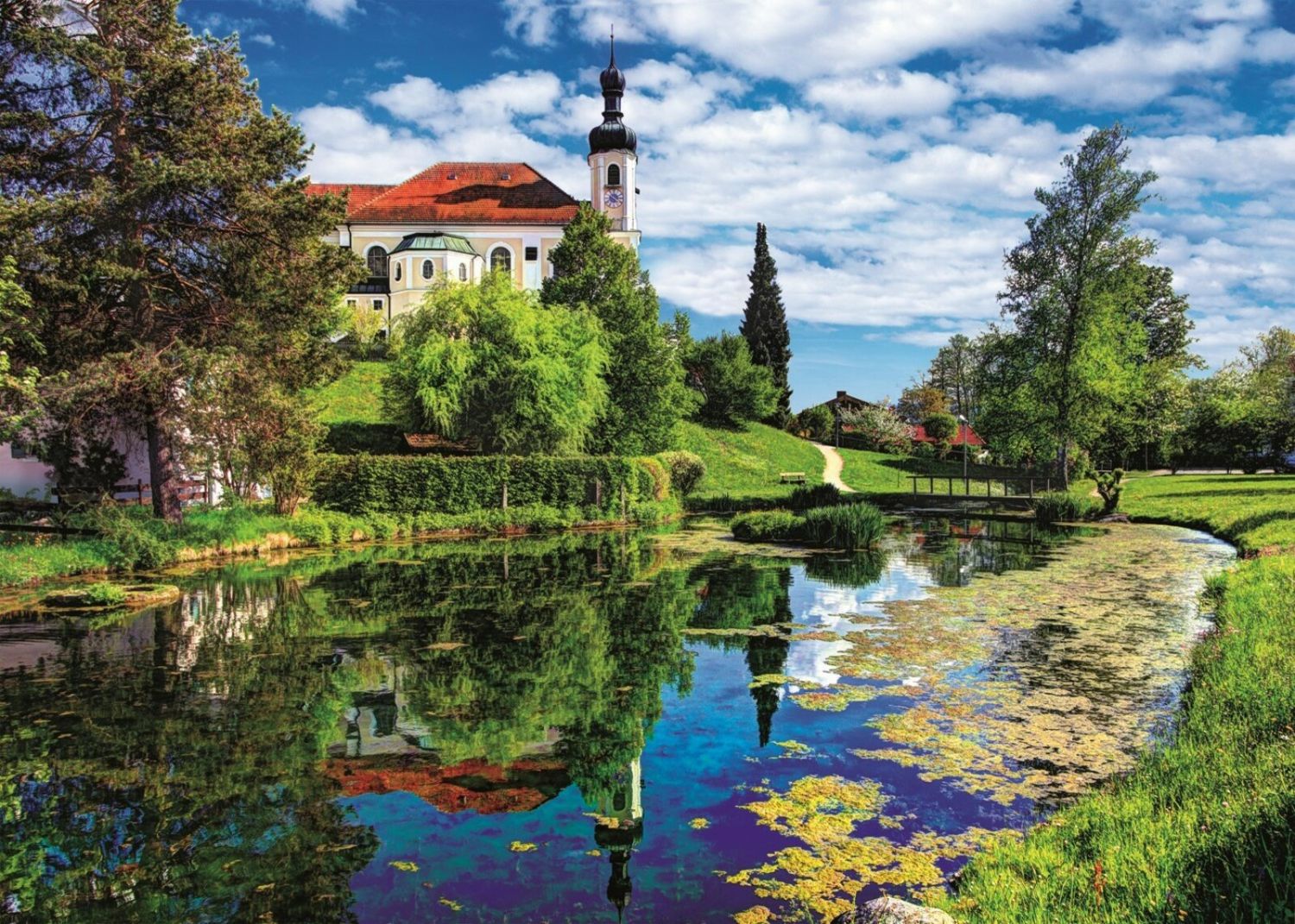 Езерото Кимзе, Бавария - 里 пъзел - store.bg