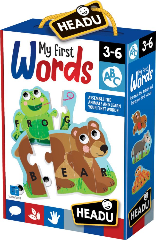 Пъзели с животни и думи на английски език - store.bg