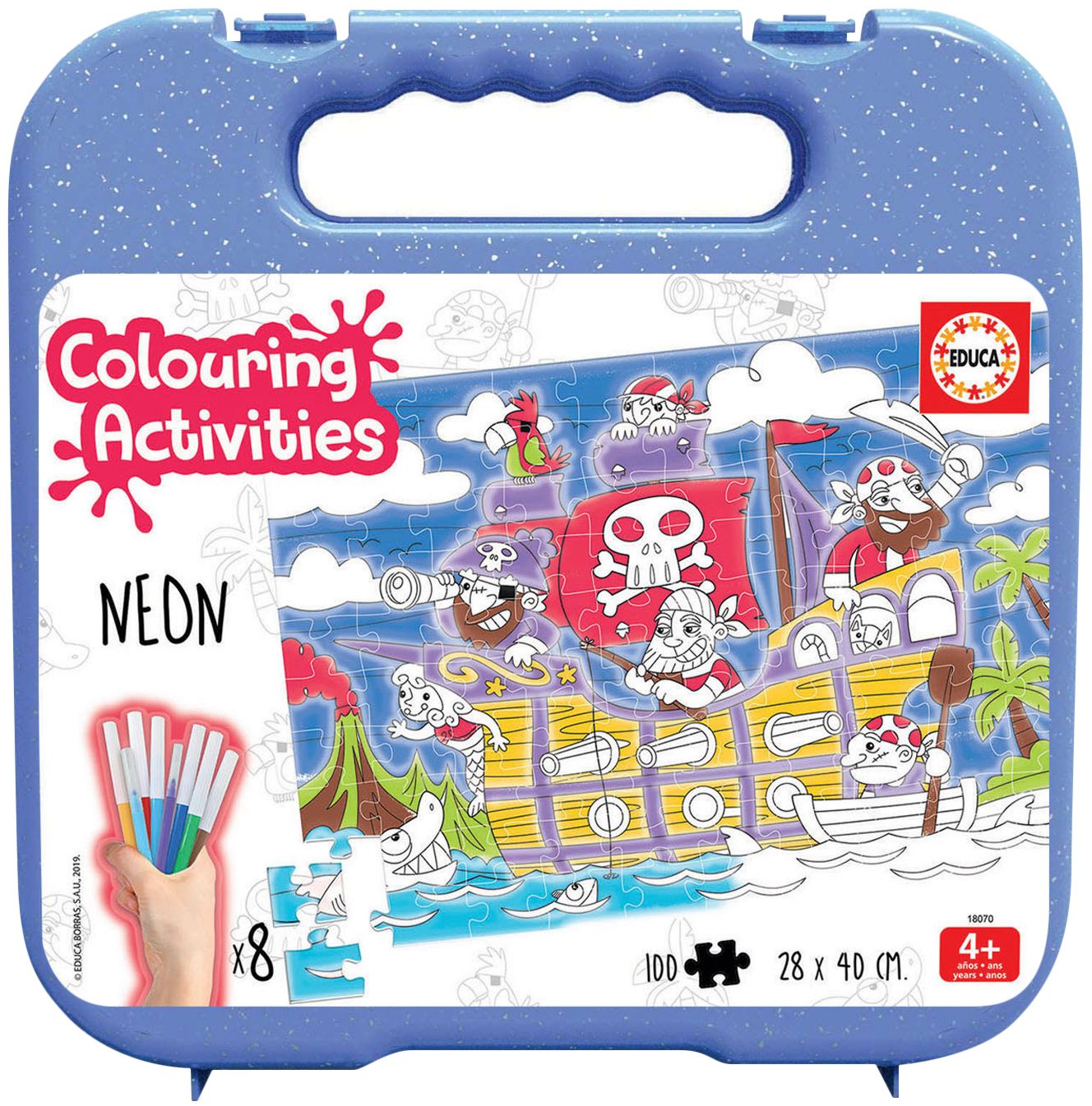 Пъзел за оцветяване с пирати - store.bg