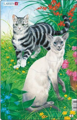 Котенца - 2 част - Пъзел в картонена подложка - 里 - store.bg