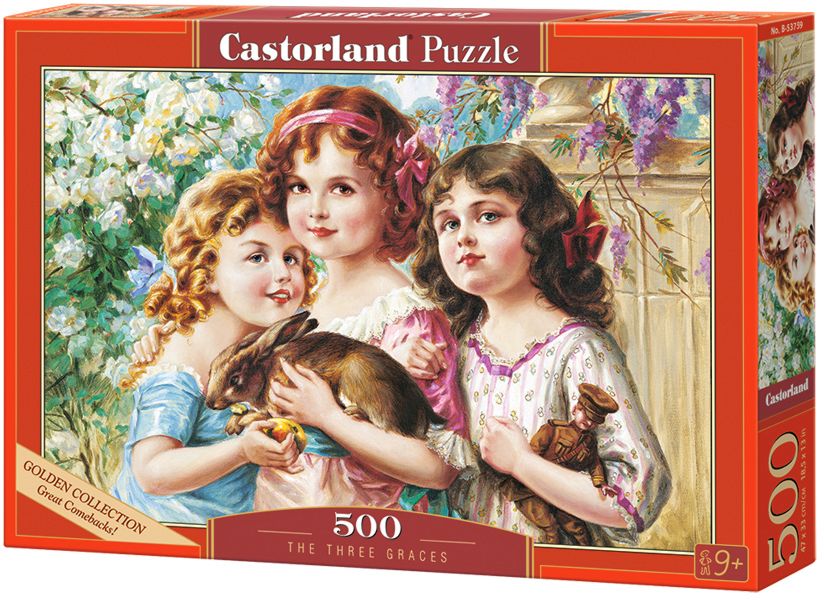 Трите грации Castorland 500 части - store.bg