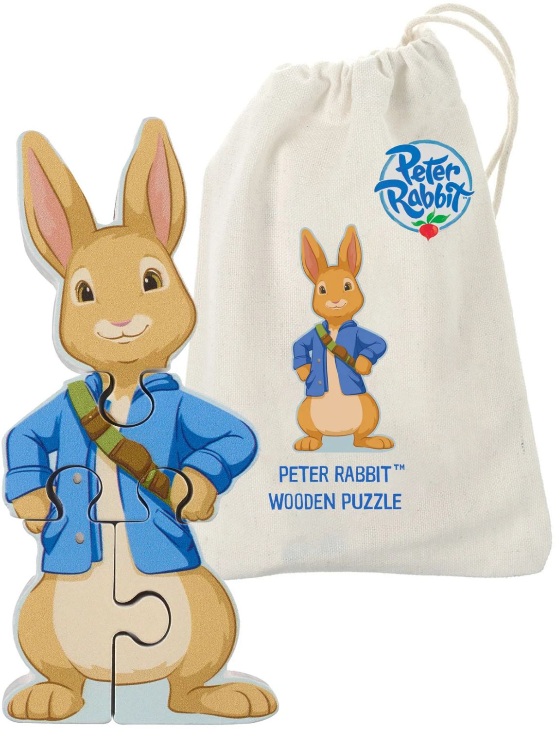 Зайчето Питър Пъзел от 4 части в торбичка OTT 1+ - store.bg