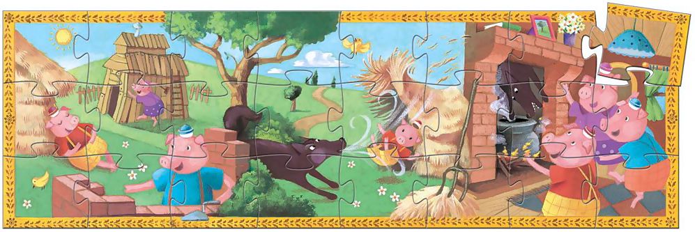 Трите прасенца - 里 пъзел - store.bg