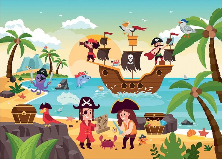 Пъзел с пирати от 36 части - store.bg