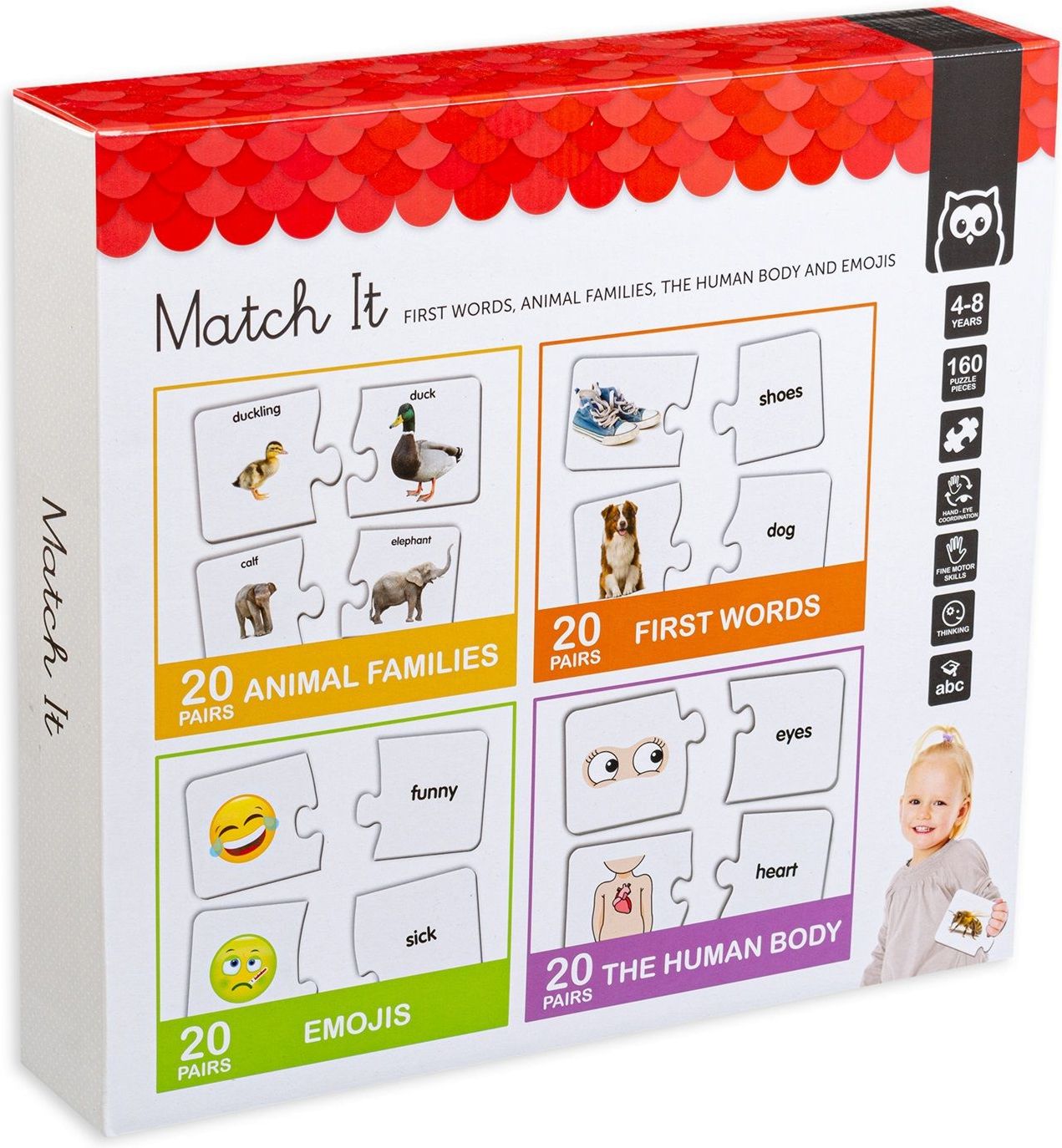 80 образователни пъзела с думи на английски език - store.bg