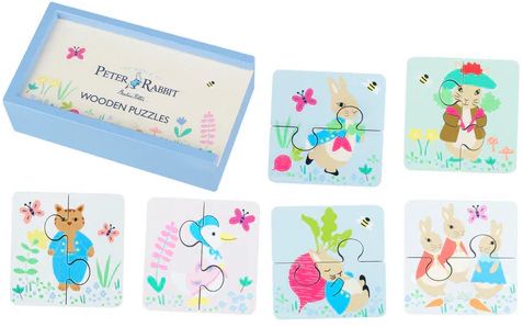 Дървени пъзели със Зайчето Питър - store.bg