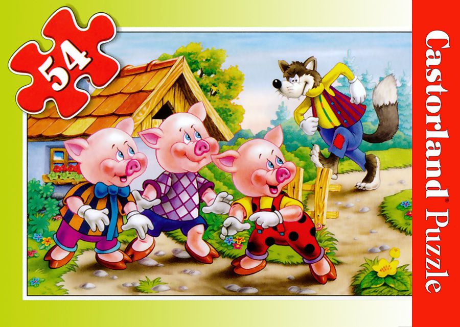 Трите прасенца - 里 пъзел - store.bg